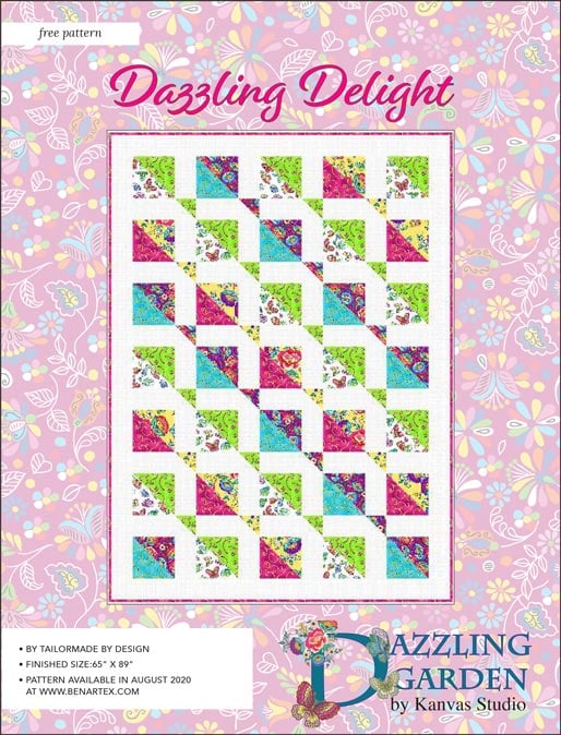 Quilt Pattern Download - Dazzling Garden (0131)