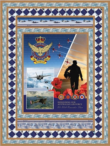 Quilt Pattern Download - Air-Force Centenary (0196)