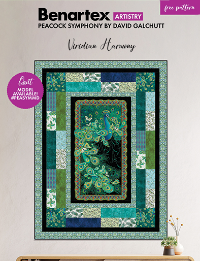 Quilt Pattern Download - Peacock Symphony (2056)