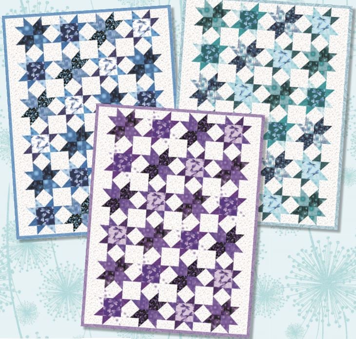 Quilt Pattern Download LP - Pearl Reflections (9004)