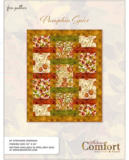 Quilt Pattern Download - Pumpkin Spice (1119)