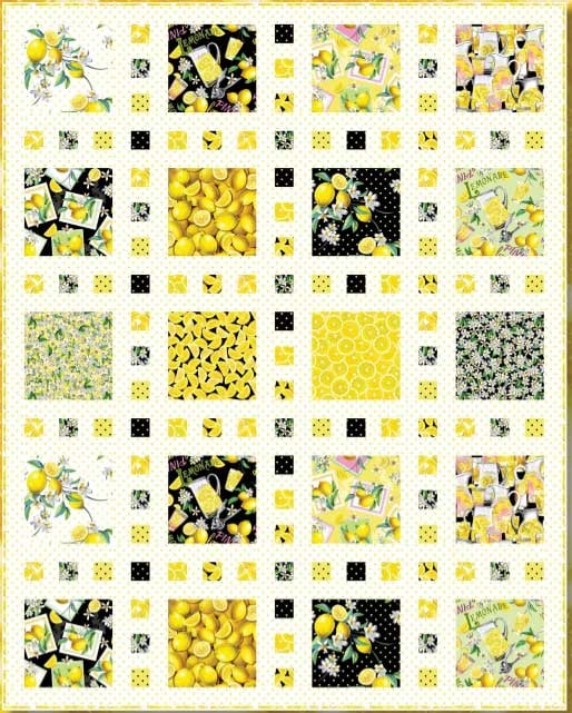 Quilt Pattern Download LP - Lemon Fresh (9086)