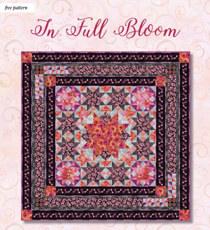 Quilt Pattern Download Blooming Beauty 9060