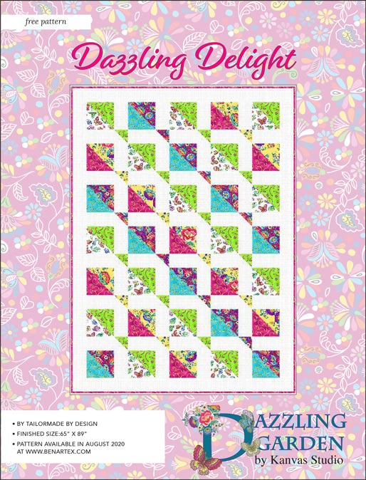 Quilt Pattern Download - Dazzling Garden (0131)