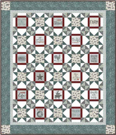 Quilt Pattern Download LP - Farm Sweet Farm (9052)