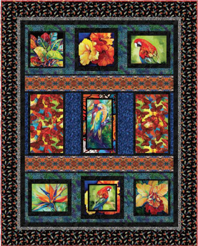 Quilt Pattern Download LP - Rainforest (9106)
