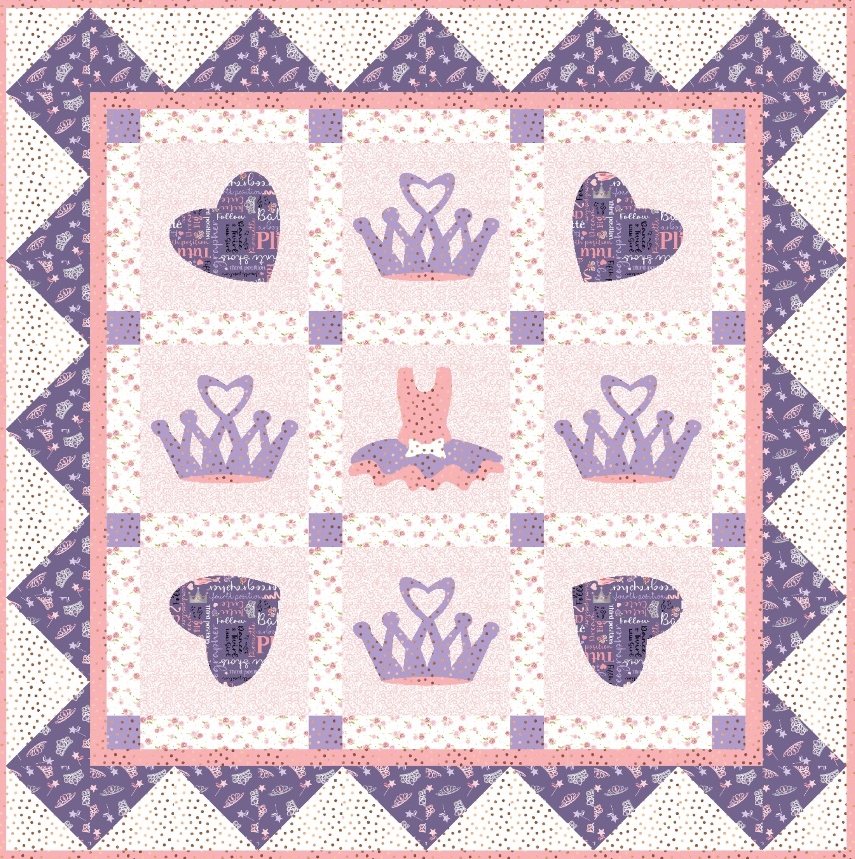 Quilt Pattern Download - Tutu Cute (3029)